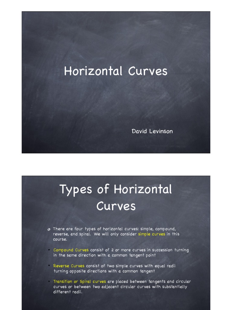 Horizontal Curve - Design Brief | PDF | Tangent | Trigonometric Functions