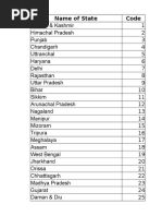 GST State Code List | PDF