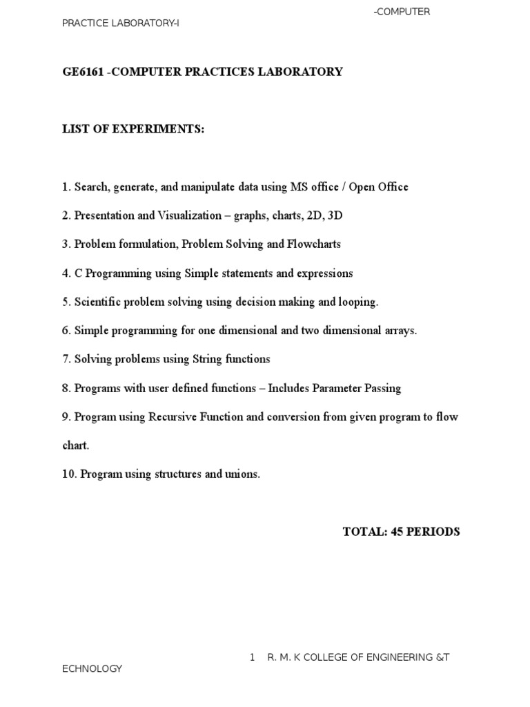 CP Labmanual | PDF | Microsoft Power Point | Computer Programming