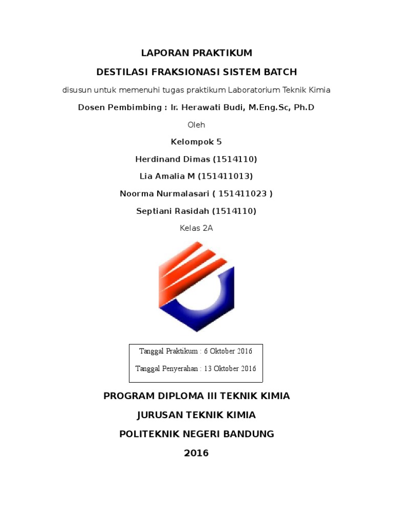 Labtek Distilasi Kel 5 Revisi | PDF