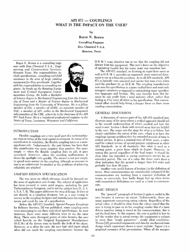 Coupling API 671 PDF | PDF