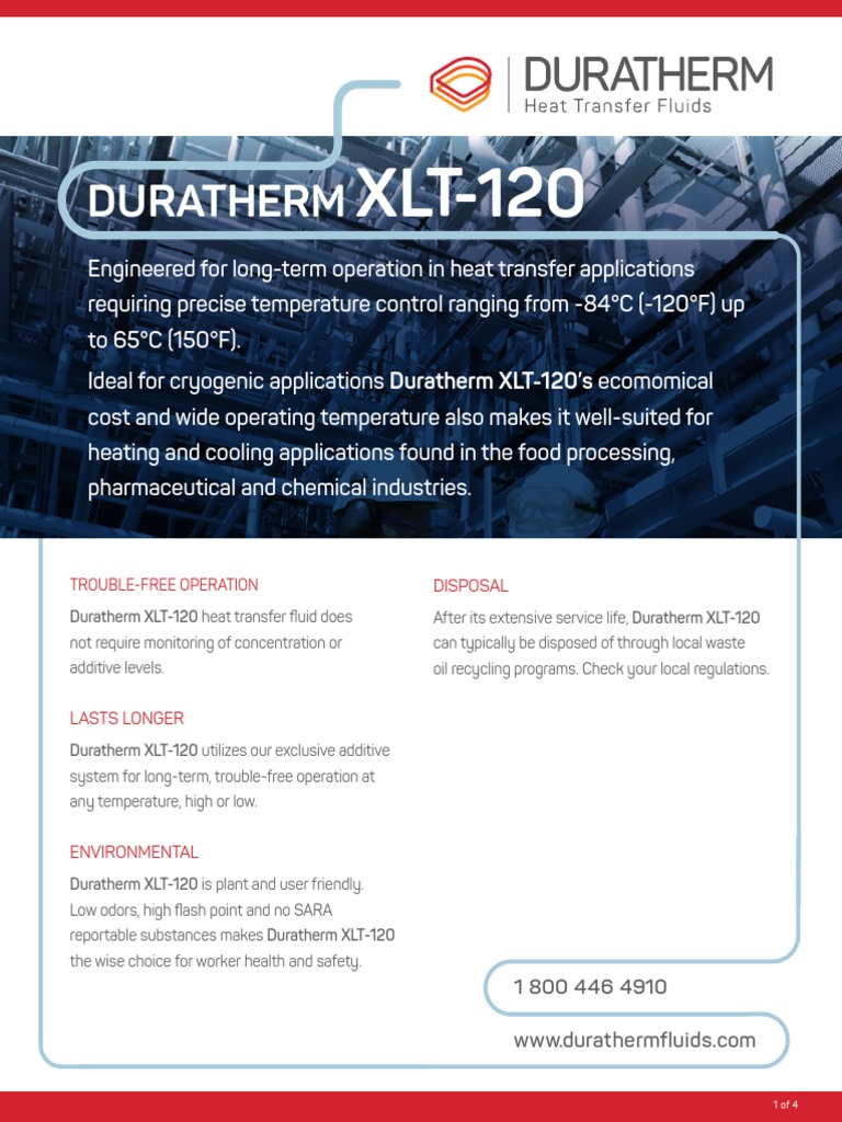 Duratherm XLT-120 | PDF | Viscosity | Quantity