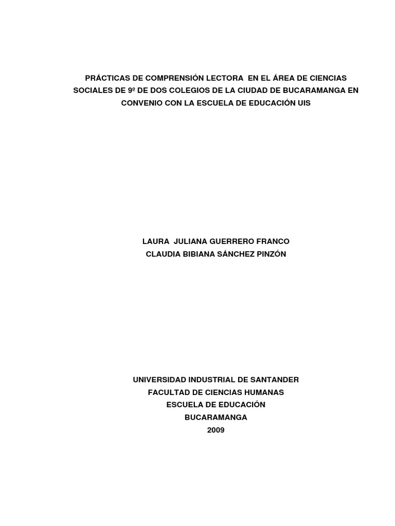 Comprension Lectora Historia 2 | PDF | Lectura (proceso) | Conocimiento
