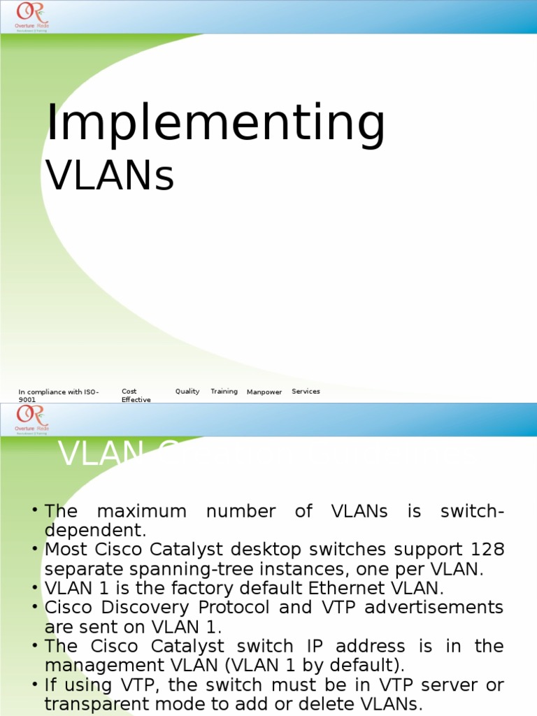 Implementing VLAN | PDF
