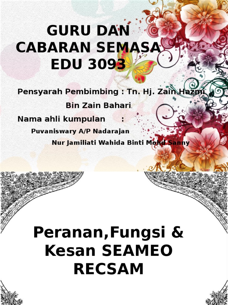 Seameo - Recsam New | PDF