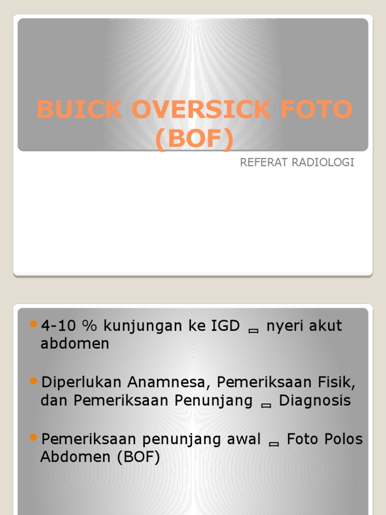 Buick Oversick Foto (Bof) Presentation Flo | PDF