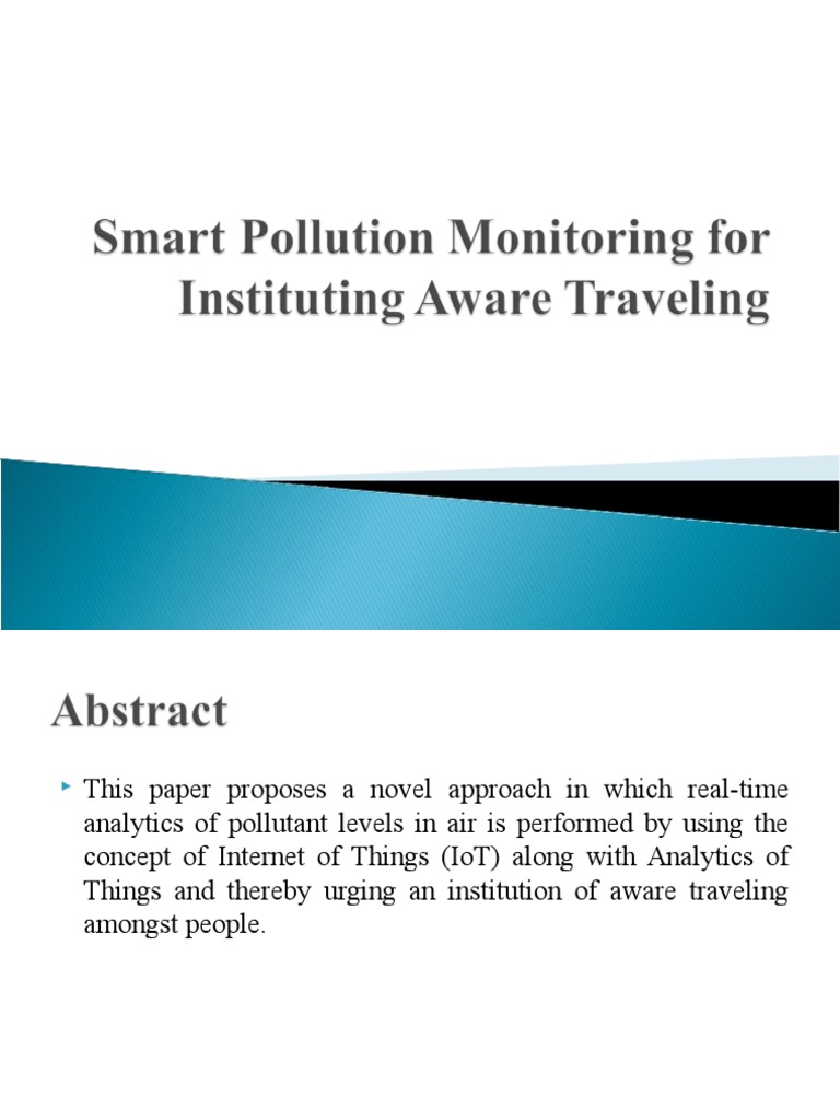 Smart Pollution | PDF | Internet Of Things | Arduino