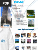 Ecolab Housekeeping Chemicals Catalog | PDF | Disinfectant | Biocides