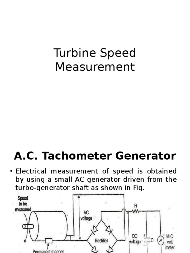 Turbine Speed Measurement | PDF | Frequency | Electric Power