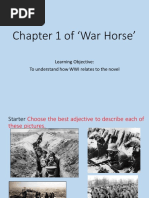 War Horse Chapter Questions Guide | PDF | Sports & Recreation