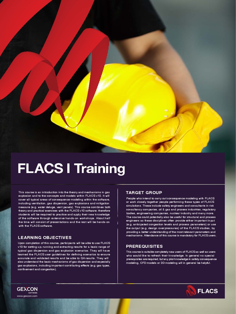 FLACS I Training Course Agenda | PDF | Science And Technology ...