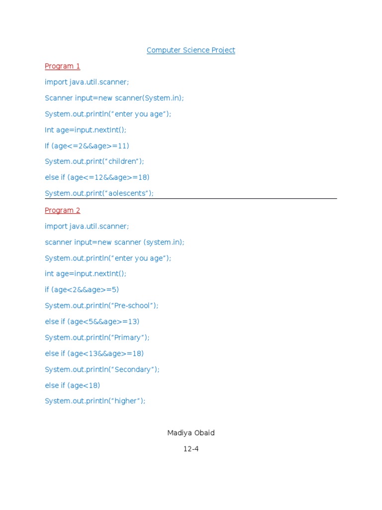 If-Else Statement | PDF | Computers