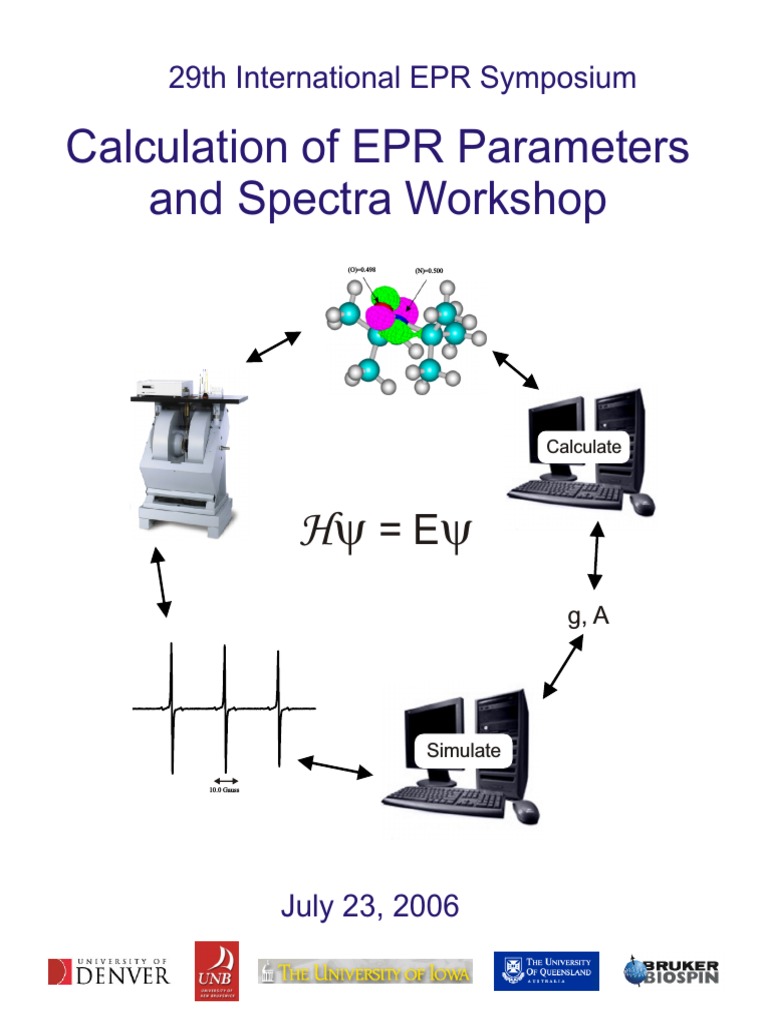 Calculation of EPR Parameters 2006 | PDF | Electron Paramagnetic ...