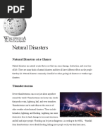 Natural Disasters Notes Grade 3 To 6 | PDF | Natural Disasters ...