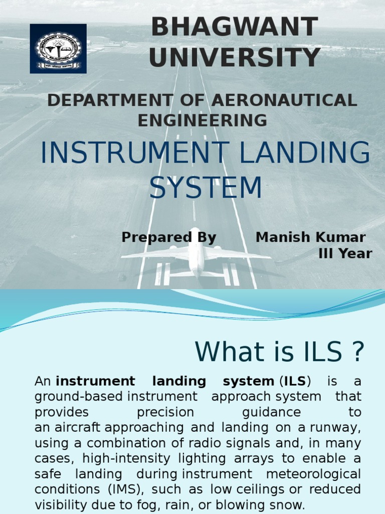Instrument Landing System | PDF | Aerospace Engineering | Aircraft