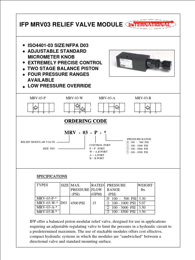 Modular Valves | PDF | Valve | Pressure