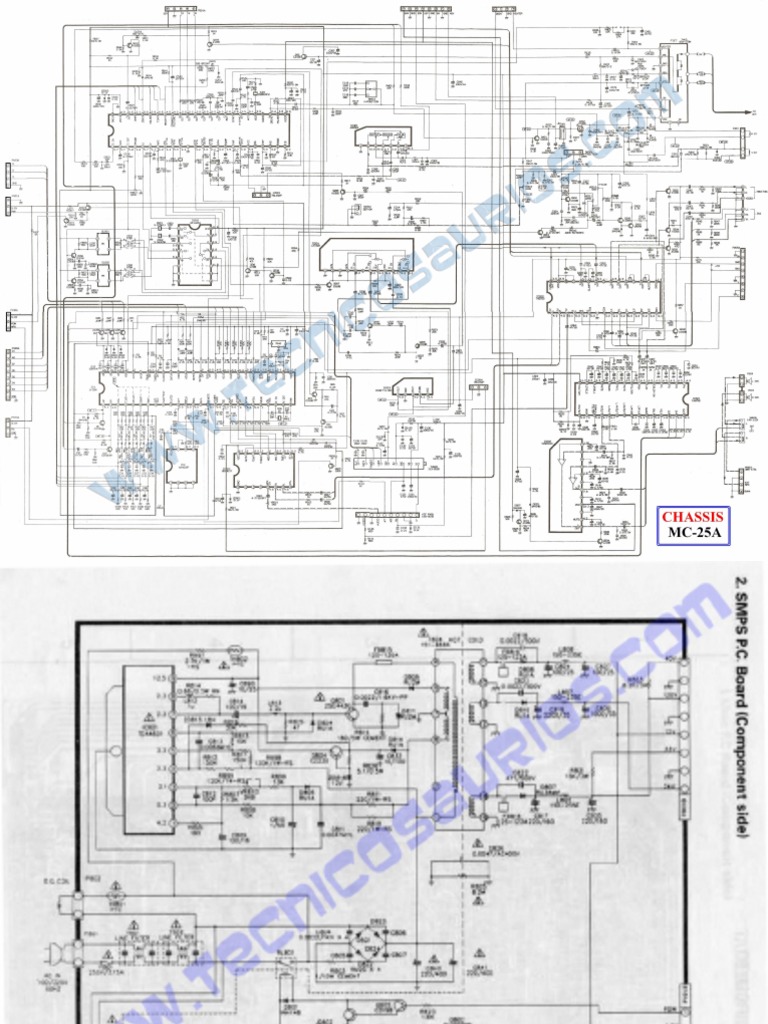 Chassis MC-25A Diagrama | PDF