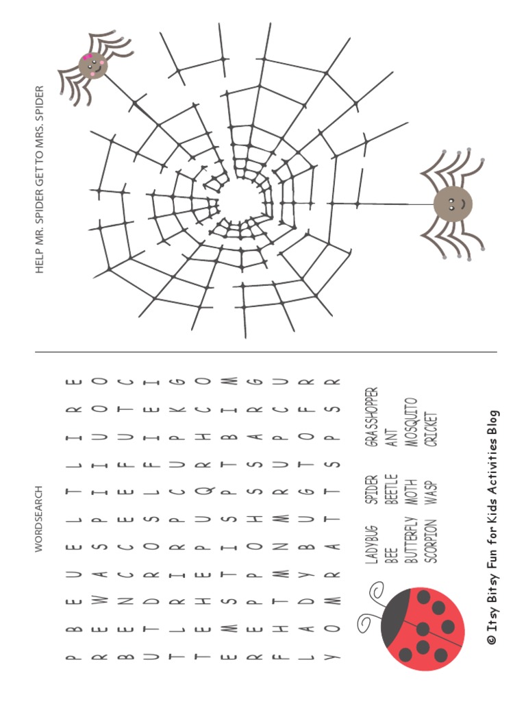 Advanced Bugs Printable Pack | PDF