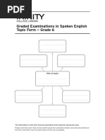 Grade 5 Trinity GESE Topics & Questions | PDF