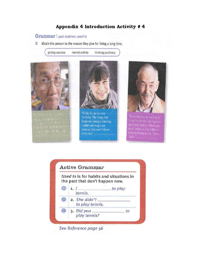 Appendix 4 Introduction Activity | PDF