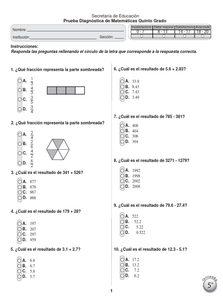Matematica 5 | PDF
