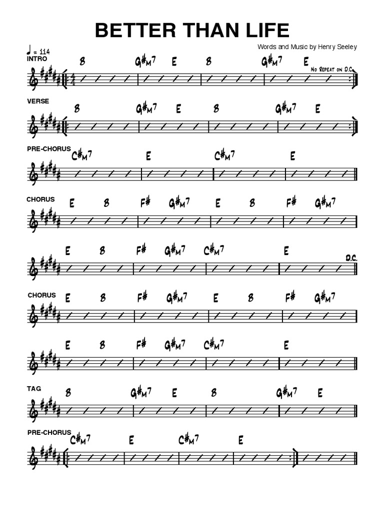 BTL Chart | PDF | Song Structure | Vocal Music