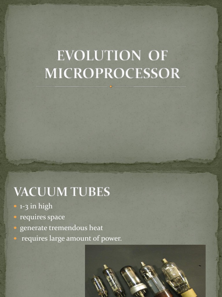 Lesson 1 - Evolution of Microprocessor PDF | PDF | Instruction Set ...