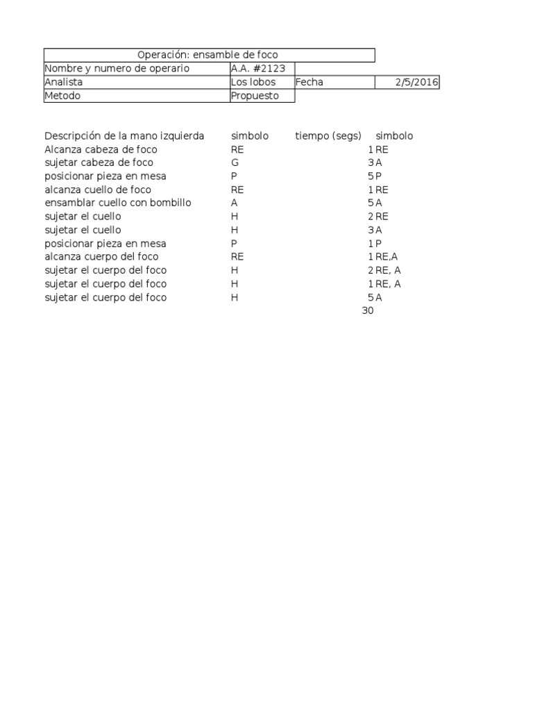 Diagrama Bimanual Del Foco | PDF