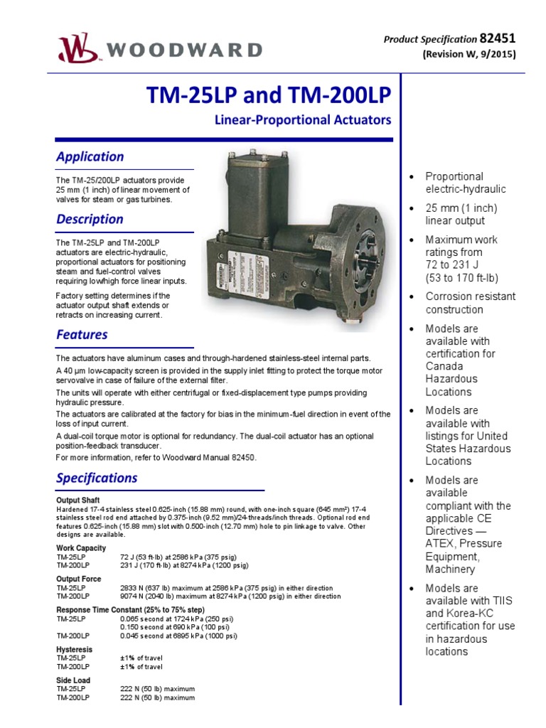 TM25 PDF | PDF | Actuator | Valve