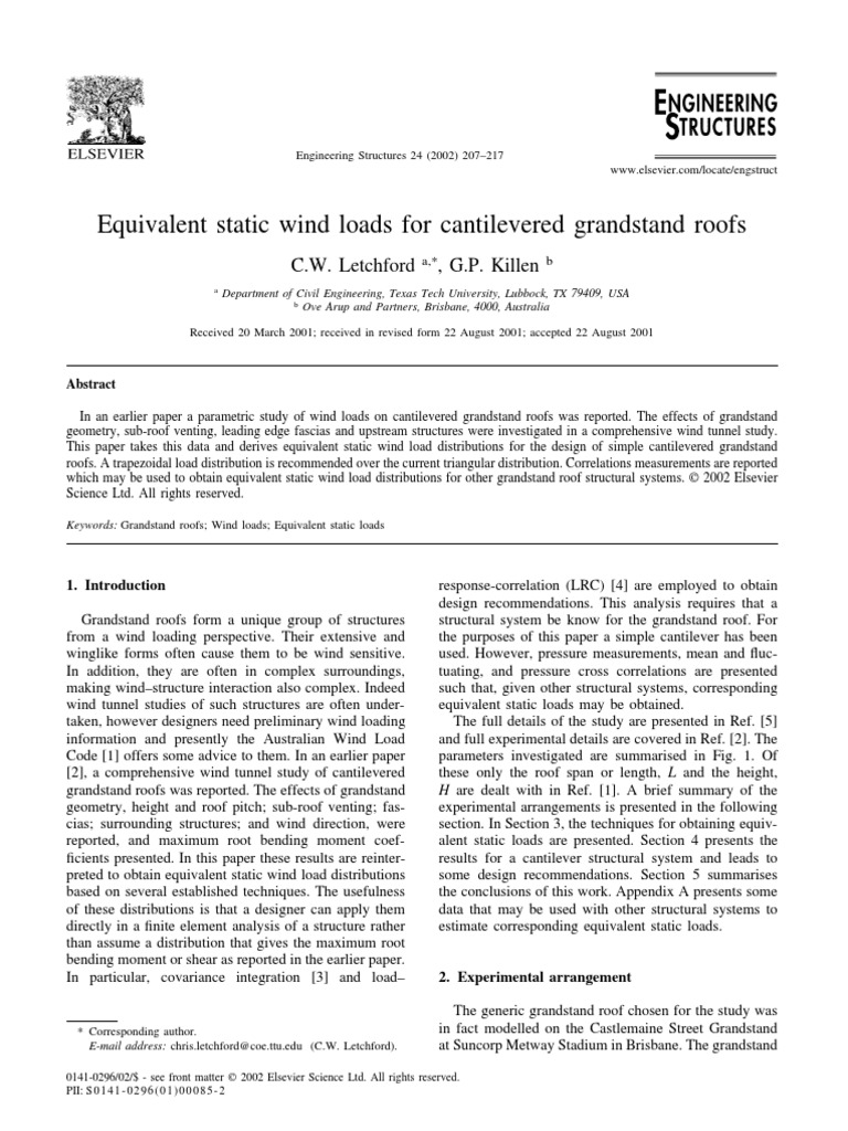 Wind Load Coefficient | PDF | Structural Load | Pressure
