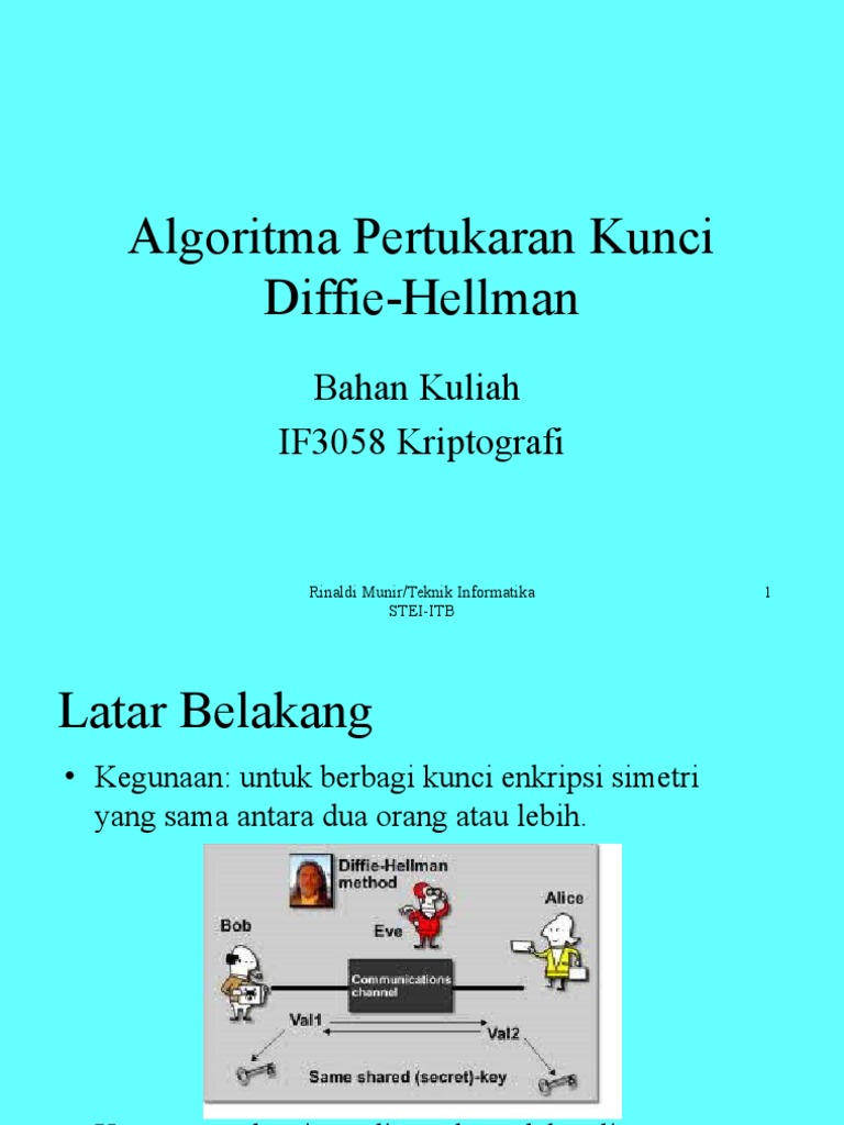 Algoritma Diffie Hellman | PDF