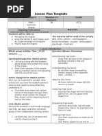 Lesson Plan - Geometric Shapes 2 | PDF | Shape | Lesson Plan
