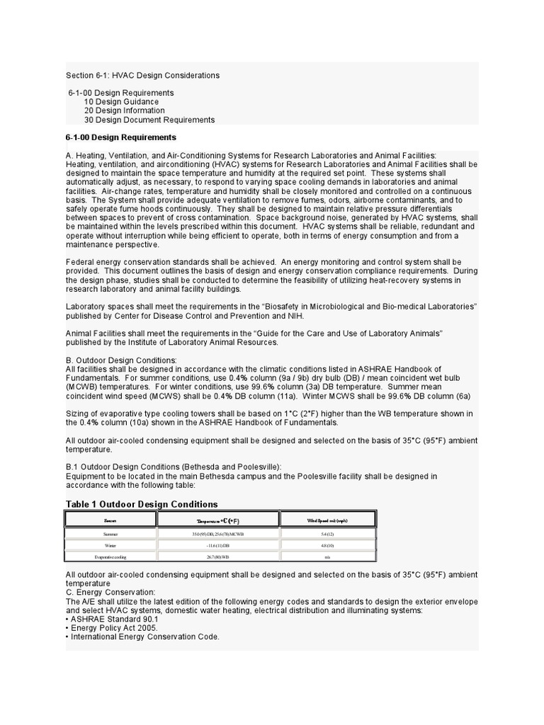 HVAC Design Consideration | PDF | Ventilation (Architecture) | Heat ...