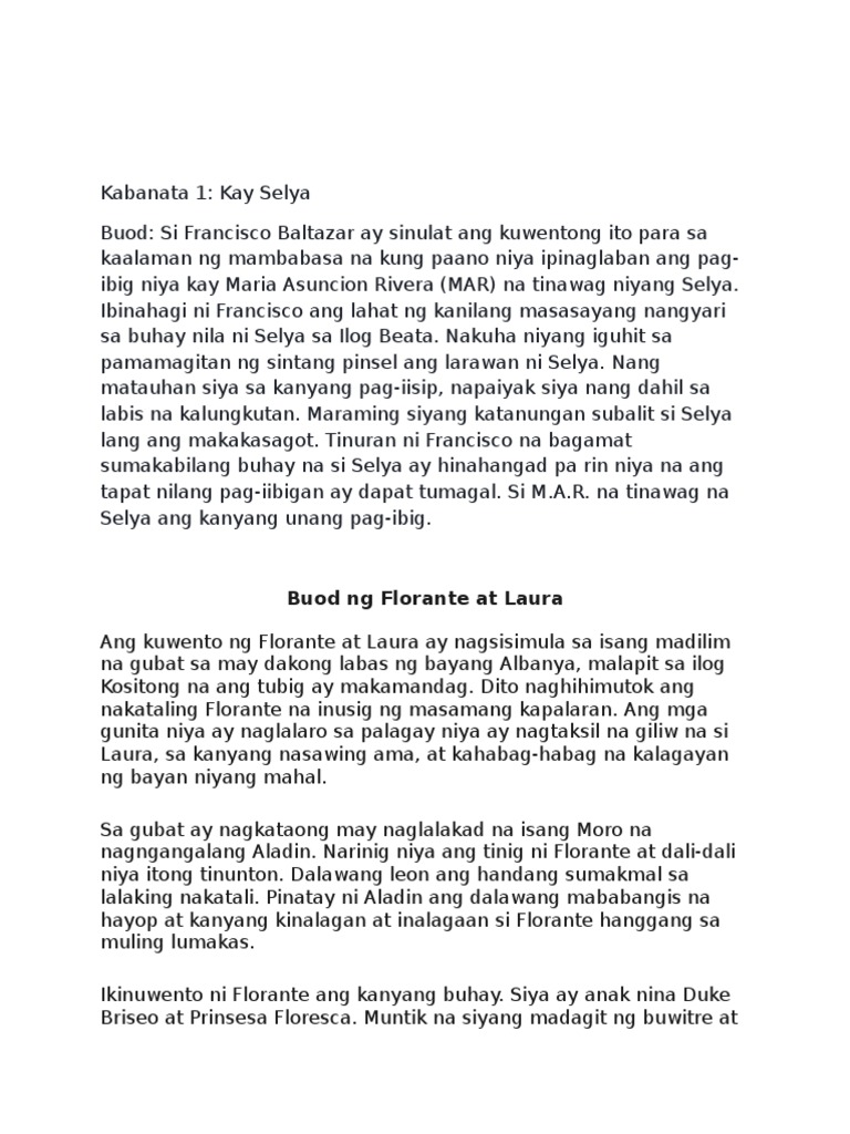 Florante at Laura 2 | PDF