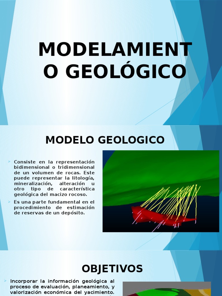 Modelado Geológico: Pasos y Consideraciones | PDF