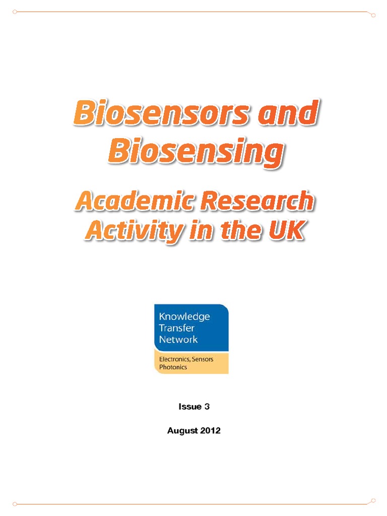 ESPKTN Biosensors Academic Guide | PDF | Biosensor | Microfluidics