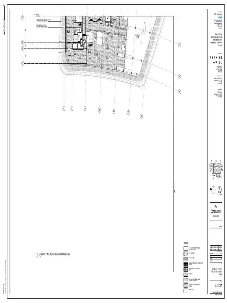 For Construction: Level 01 - Part A (Reflected Ceiling Plan) | PDF ...