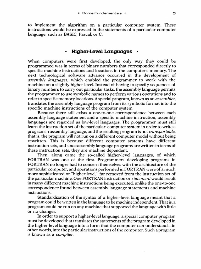 Higher-Level Languages | PDF | Assembly Language | Programming Language