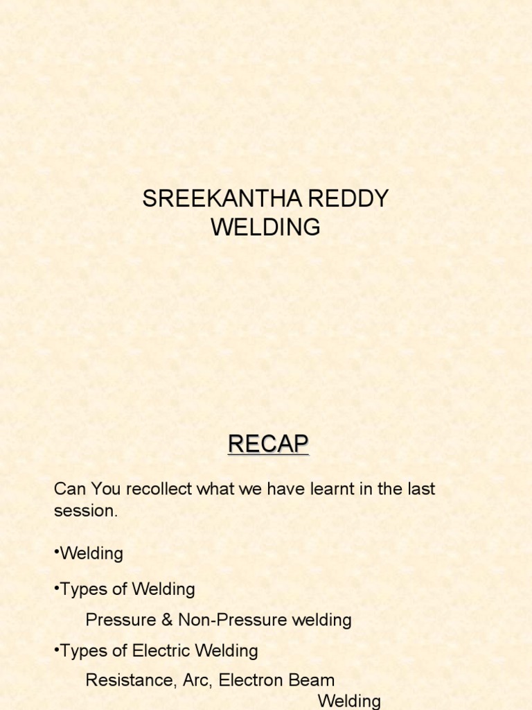 Welding Ppt2 | PDF | Welding | Construction