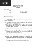 Civil Complaint Sample... | PDF | Plaintiff | Complaint