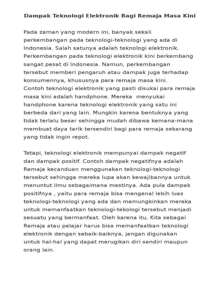 Contoh Teks Diskusi Singkat | PDF