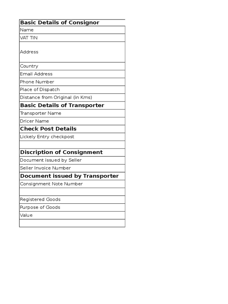 Bihar New Road Permit Format | PDF