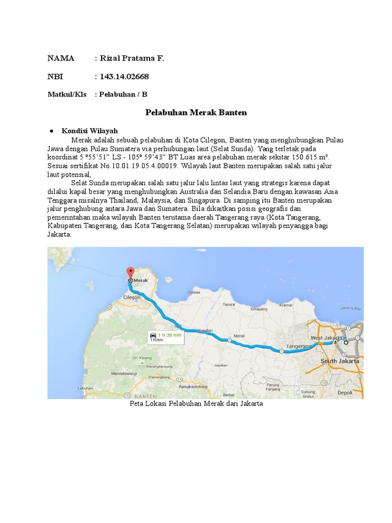 Layout Pelabuhan Merak Banten (Rizal)