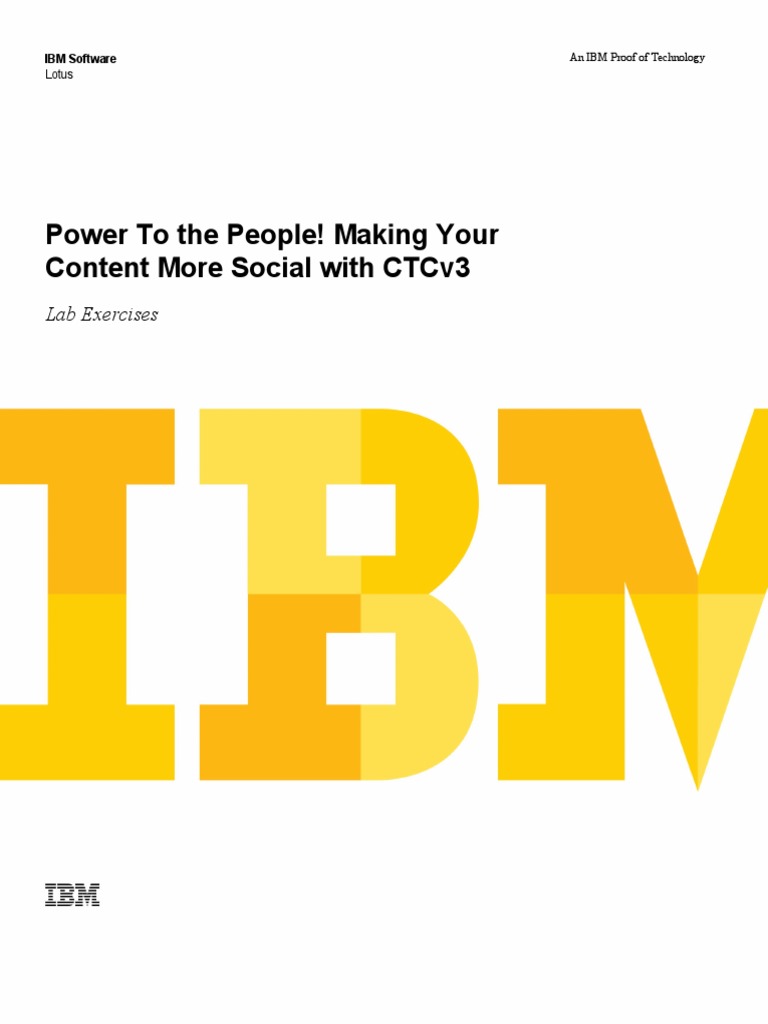 Power To The People! Making Your Content More Social With Ctcv3 ...