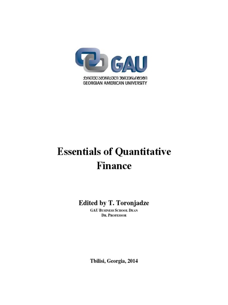 Essentials Of Quantitative Finance_1.pdf | Capital Budgeting | Bonds ...