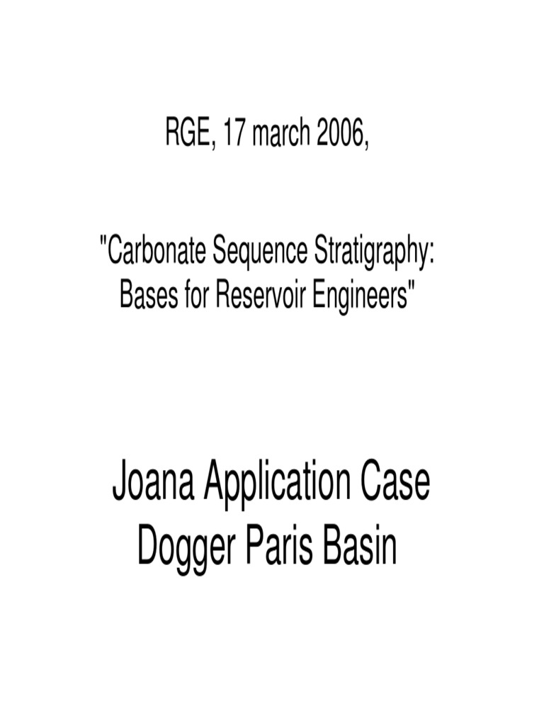 Carbonate Sequence Stratigraphy for Reservoir Engineers | PDF ...