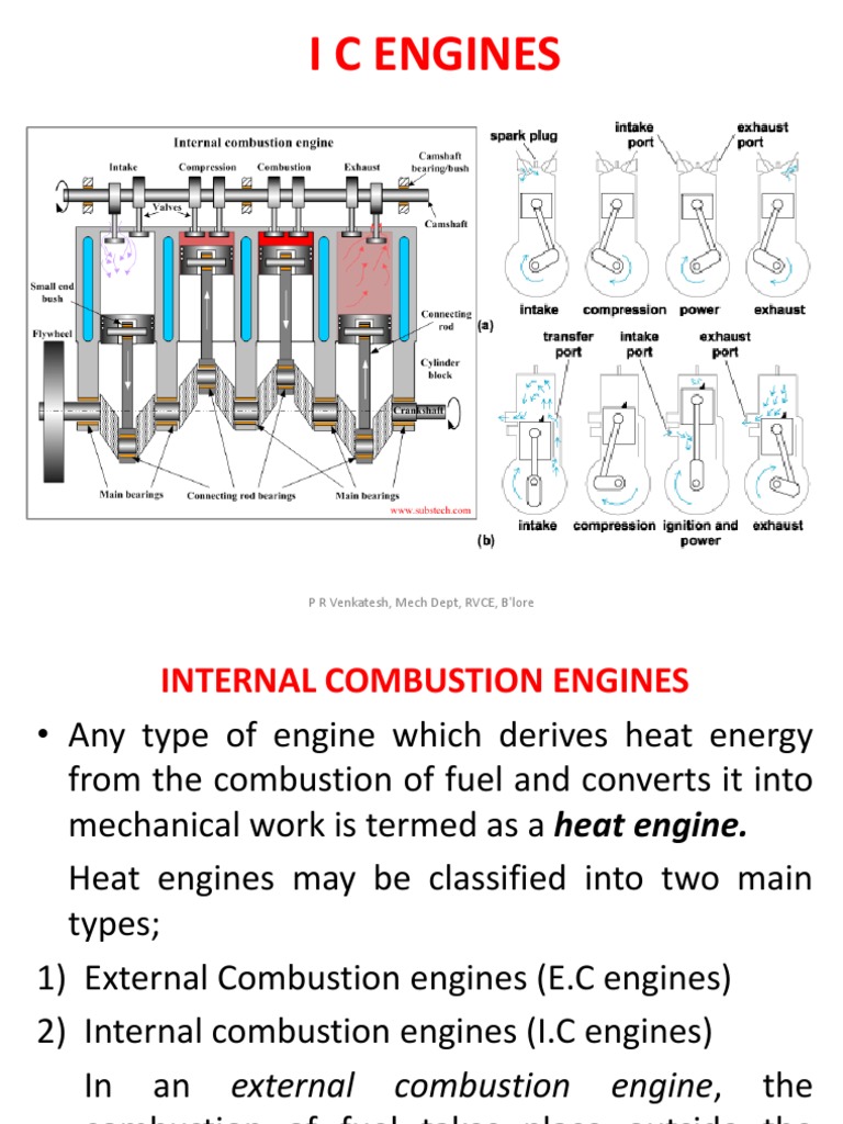 10-I C Engines PPT | PDF | Internal Combustion Engine | Diesel Engine