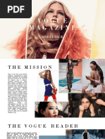 Vogue A Level Media Cheat Sheet | PDF | Vogue (Magazine) | Magazines