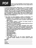 Programa de Despedida para Maestra Que Se Jubila | PDF