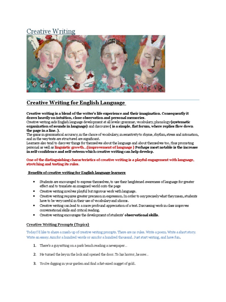 25 Creative Writing | PDF